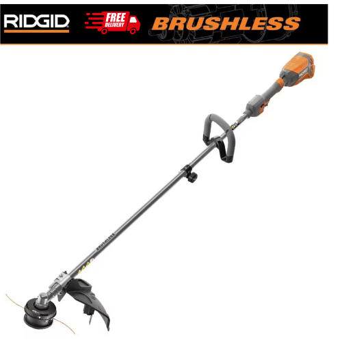 RIDGID R01201B 18V 14'' Brushless Cordless Battery String Trimmer (Tool ...