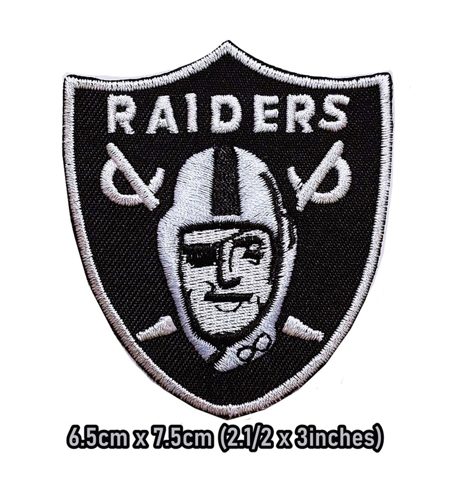 Oakland Raiders NFL Football Patches Embroidery iron,sew(From Thai by ...