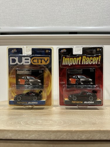 Jada Dub City Import Racer Toyota Supra Black 1:64 Lot Of 2 NIP | eBay