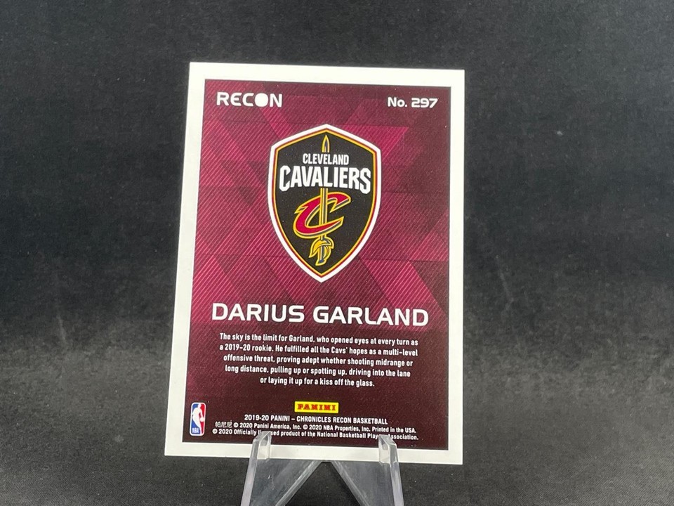2019-20 PANINI CHRONICLES DARIUS GARLAND #297 RECON ROOKIE RED PARALLEL ...