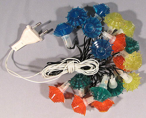 Garland Electric Christmas Light Russian Old Vintage Soviet New Year ...