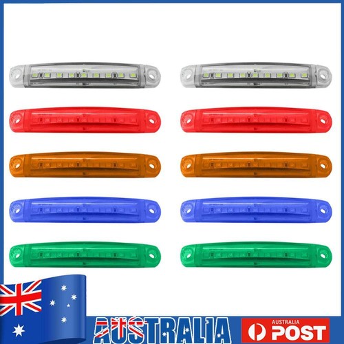 2x LED Side Marker Light Indicator Turn Signal Lamp 12-24V for Truck ...