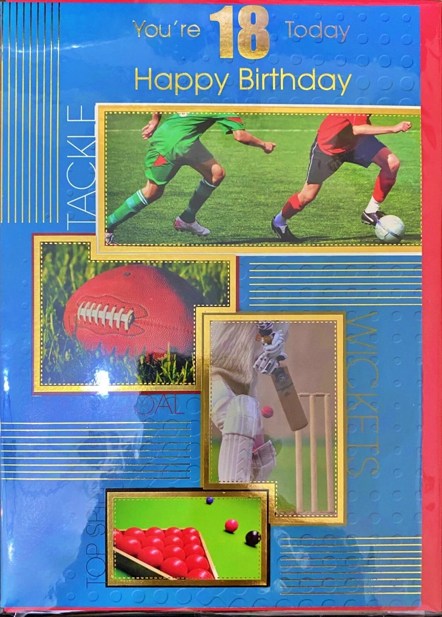 Happy Birthday Masculine Sports