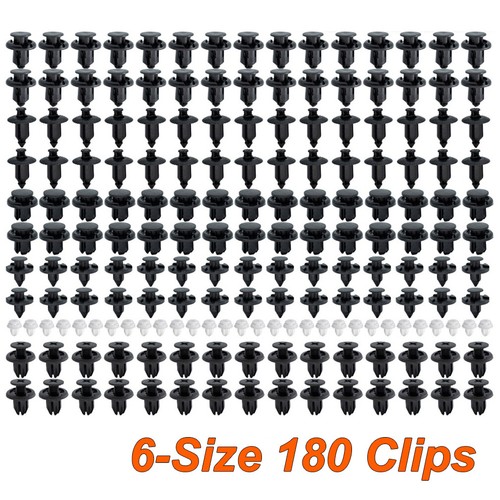 Pack 180 Clips Bumper Fender Engine Cover Trim Panel For Honda Accord ...