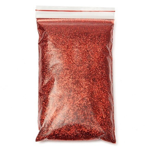 170g PET 0.4mm Dark Red Metal Flake Glitter Auto Car Bike Paint Sequins ...