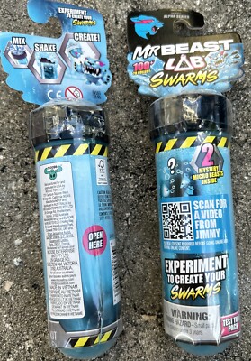 Mr Beast Lab Swarms Test Tube Pack Alpha Series 2 Mystery Micro Beasts ...