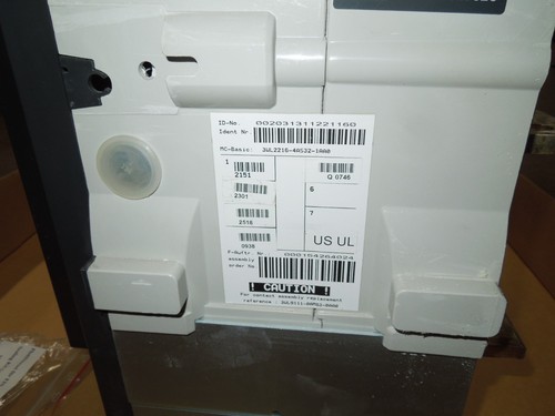 Siemens WLS2F312 1200A Frame 1000A Rated 600V Power Breaker MO/FM ...