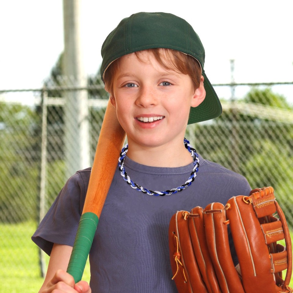 3 Pcs Team Lovers Baseball Necklace Braided Necklaces for Boys Mens ...