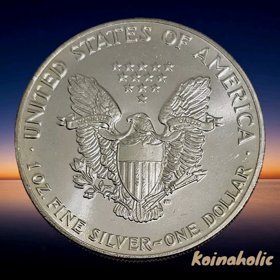 1986 $1 American Silver Eagle TONED, FIRST Coin Of Series KEY DATE | eBay