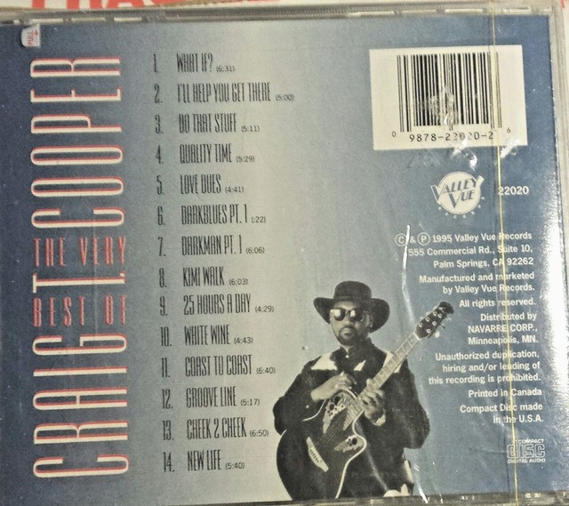 Very Best of Craig T. Cooper by Craig T. Cooper (CD, Sep-1995, Valley ...