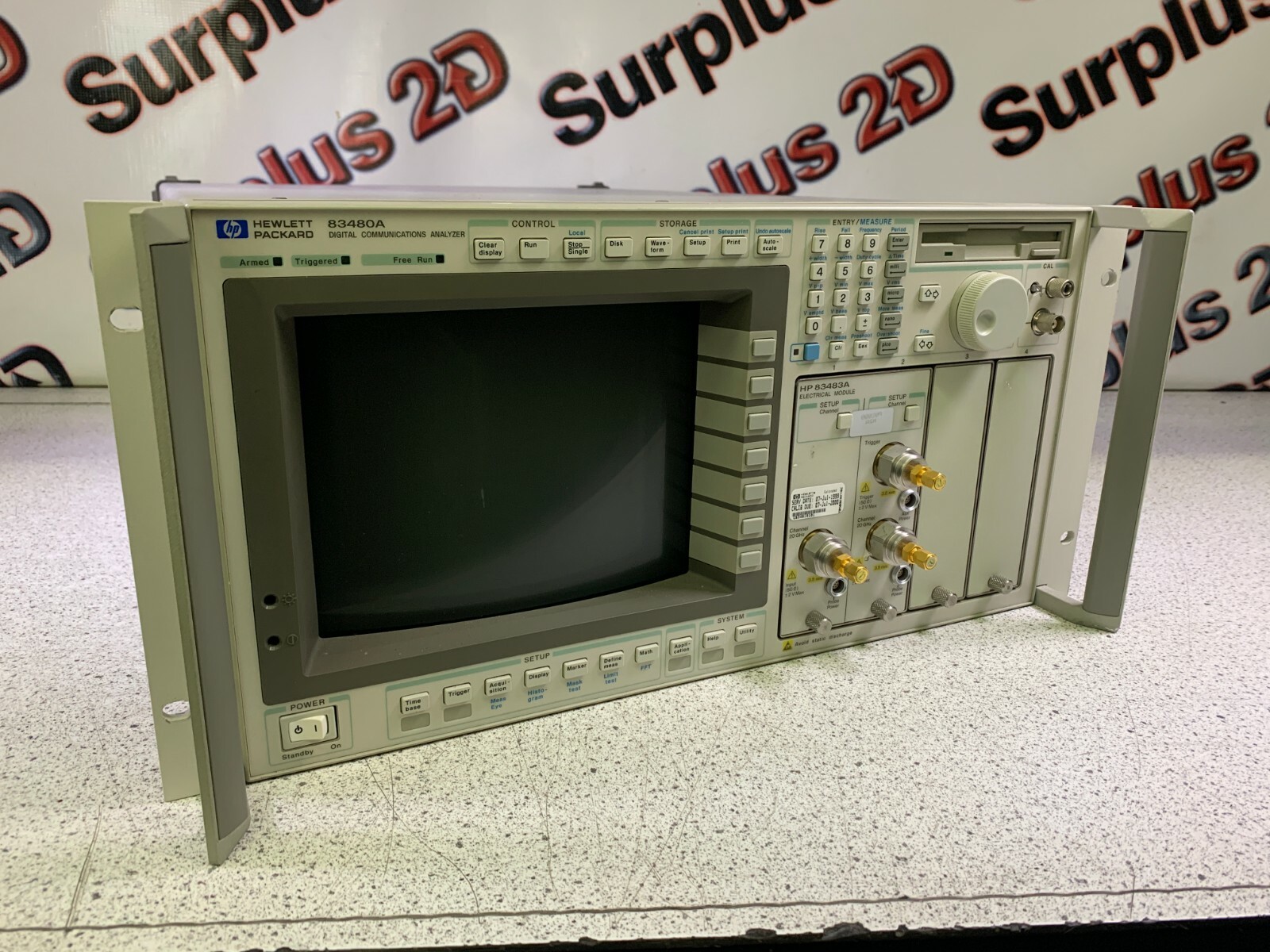 Hewlett Packard 83480A Communications Analyser w/83483A Electrical ...