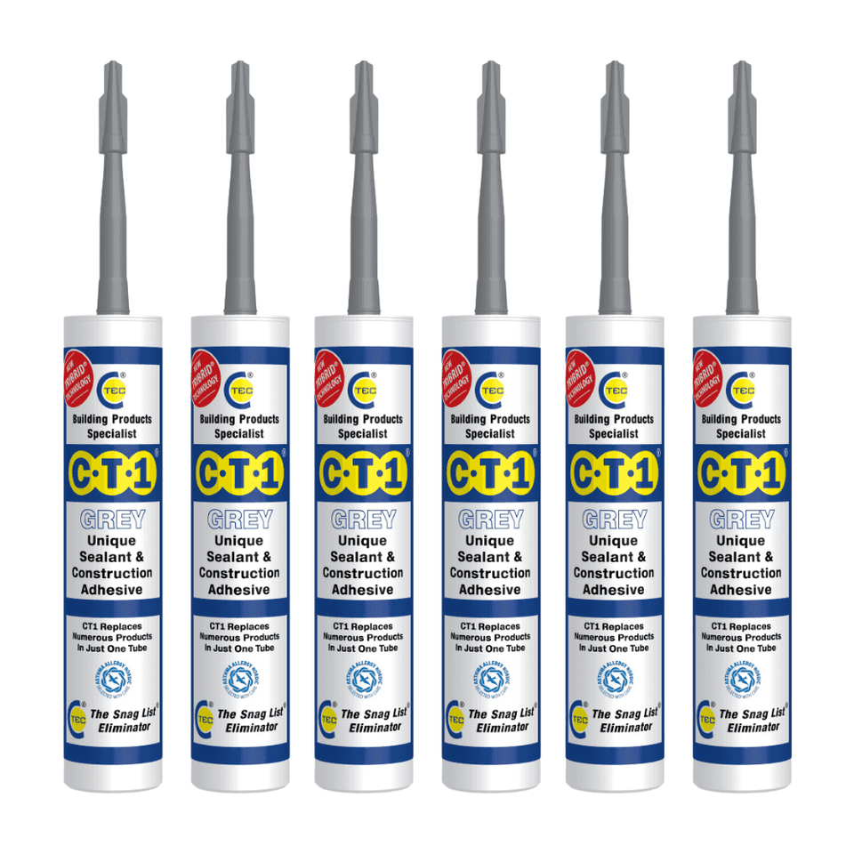 6x CT1 Sealant & Construction Adhesive 290ml | Various Colour | Seal ...