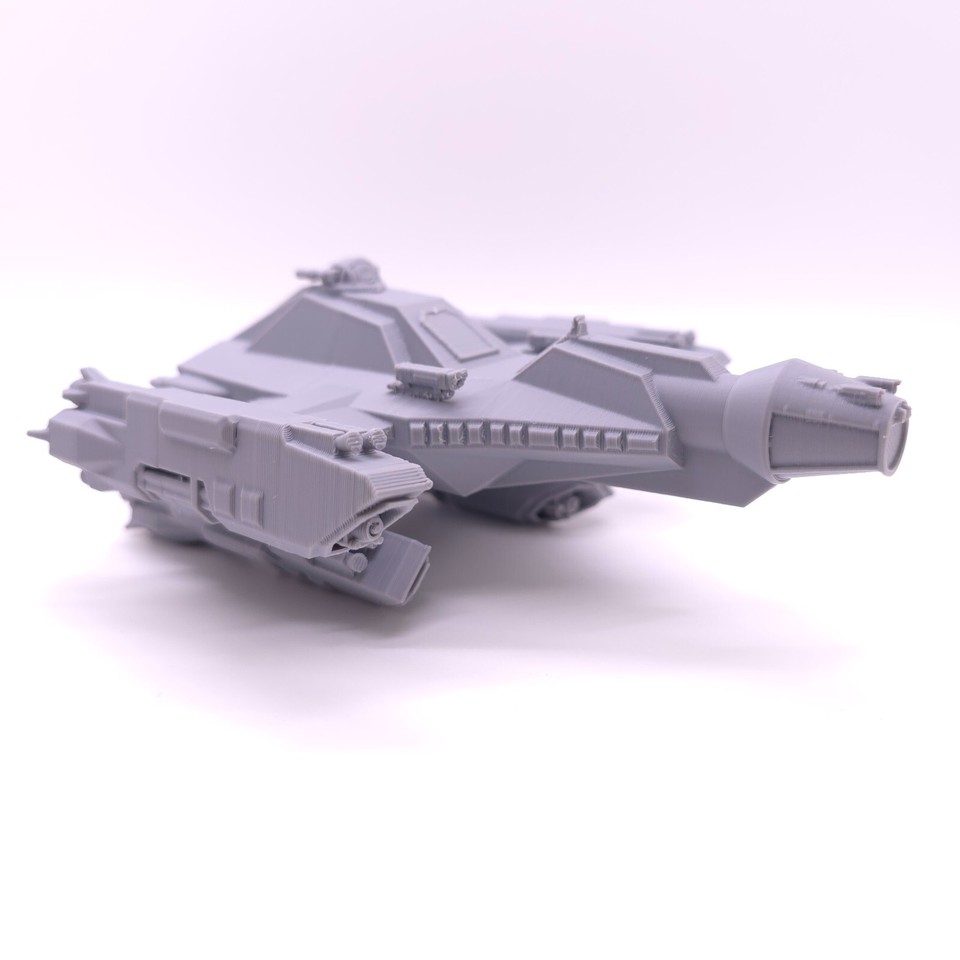 Galaxy Class Freighter - 1", 3", 6" or 12" Model - Spaceship Kit Wing ...
