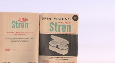 SPIN FISHING WITH DUPONT STREN 1960 BOOKLET | eBay