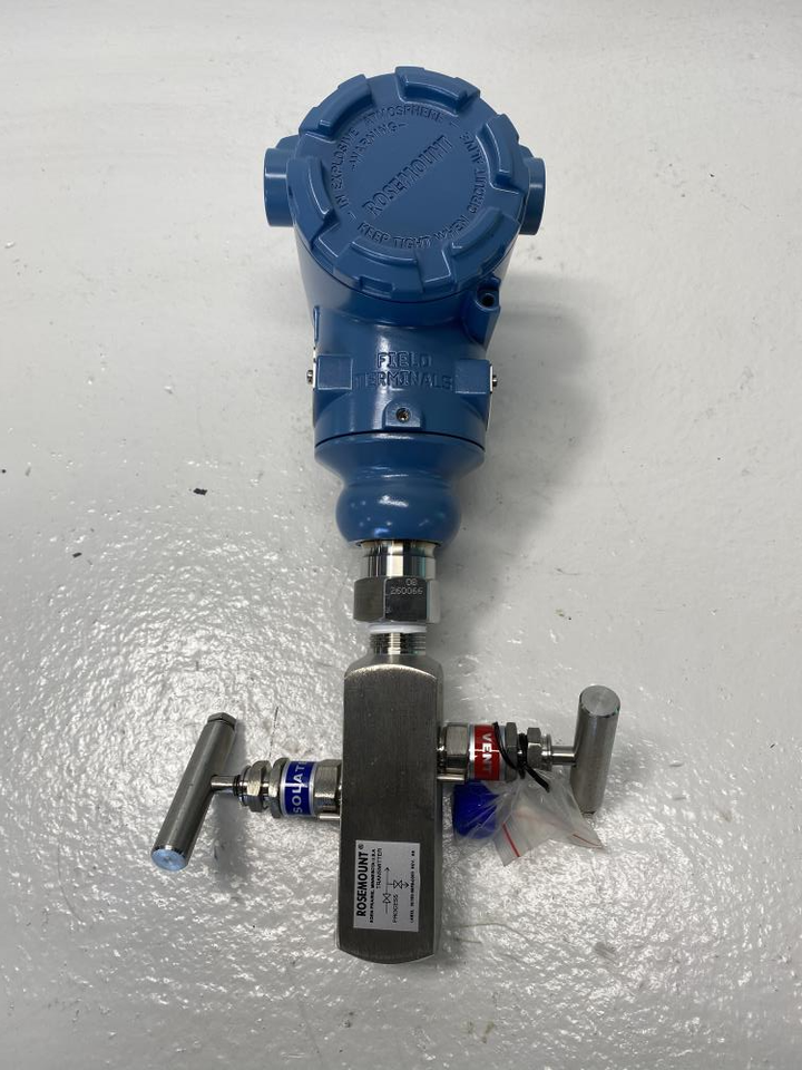 Rosemount 3051 Pressure Transmitter w/ Manifold Valve ...