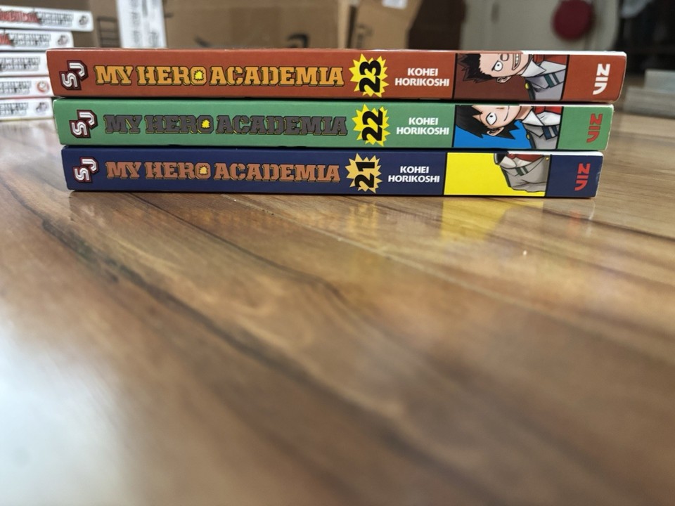 Manga English My Hero Academia Volume 21-23 MHA Book Lot Viz Media ...