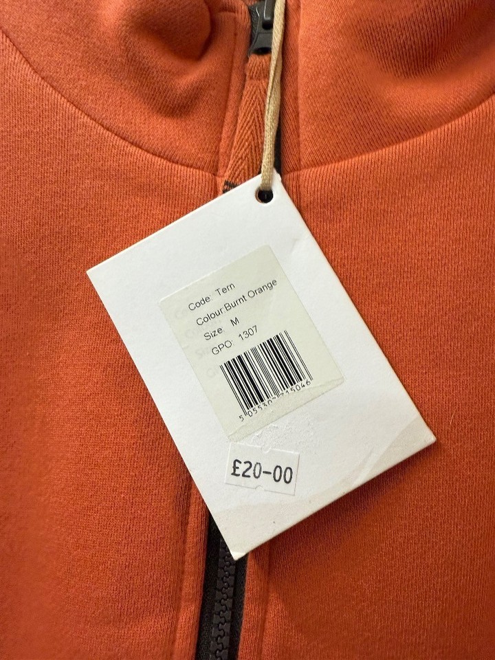 *NEW* DOCK OF THE BAY: Men’s Burnt Orange 3/4 Zip Jumper UK M - CG C51 ...