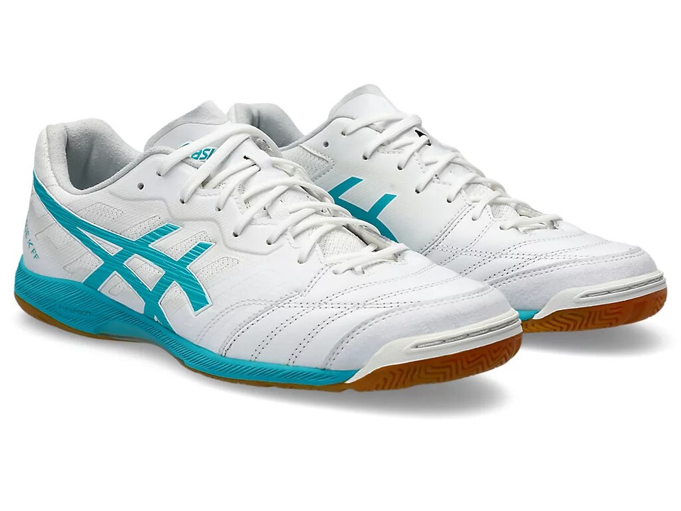ASICS Men's Futsal Shoes DESTAQUE K FF White/Sea Glass 1111A217 101 NEW ...