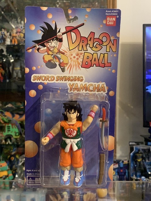 Dragon Ball Z Bandai 1995 Sword Swinging Yamcha Figure for sale online ...