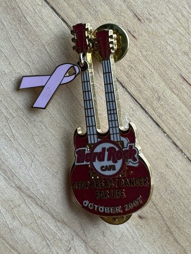 Hard Rock Cafe Stop Breast Cancer For Life October 2007 Pin | eBay
