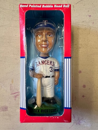 Alex Rodriguez Texas Rangers Bobble Dobbles Hand Painted Bobblehead MLB ...