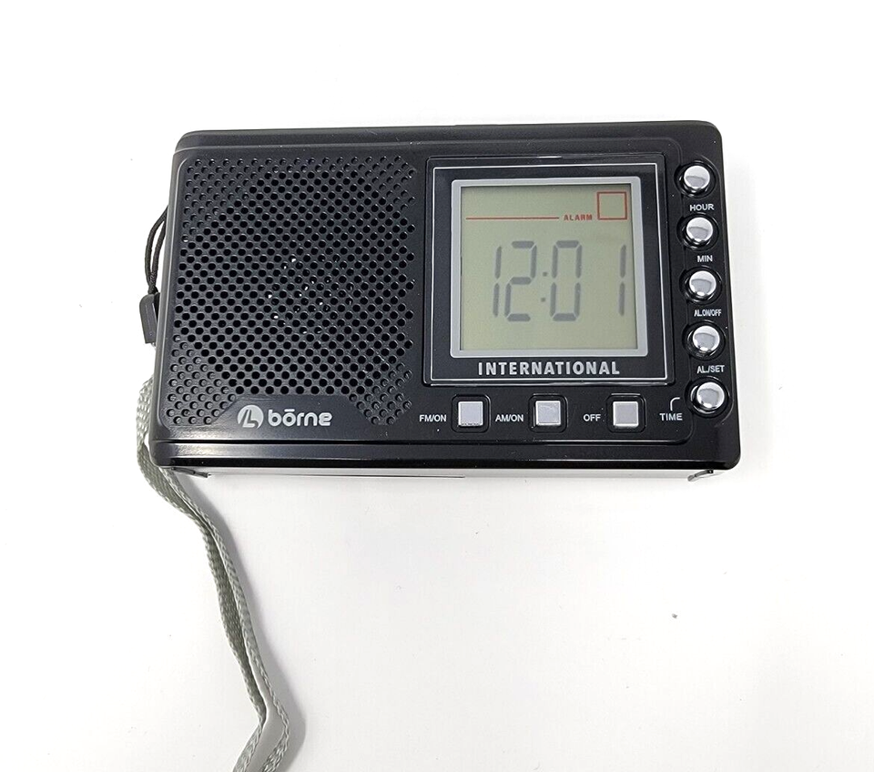 Borne SW 1-10 12 Band Portable AM/FM Shortwave Radio Alarm PR1200SW NEW ...