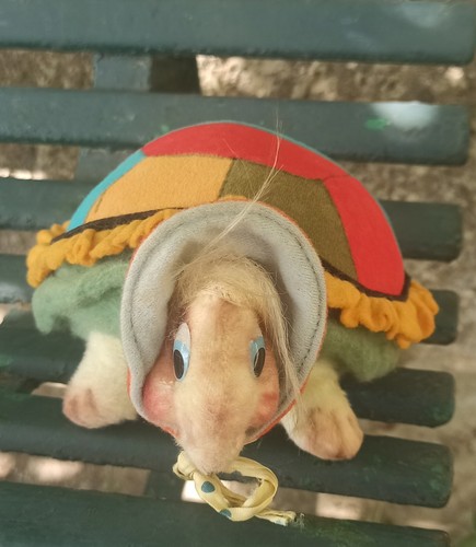 Tartaruga Di Peluche Anni 70