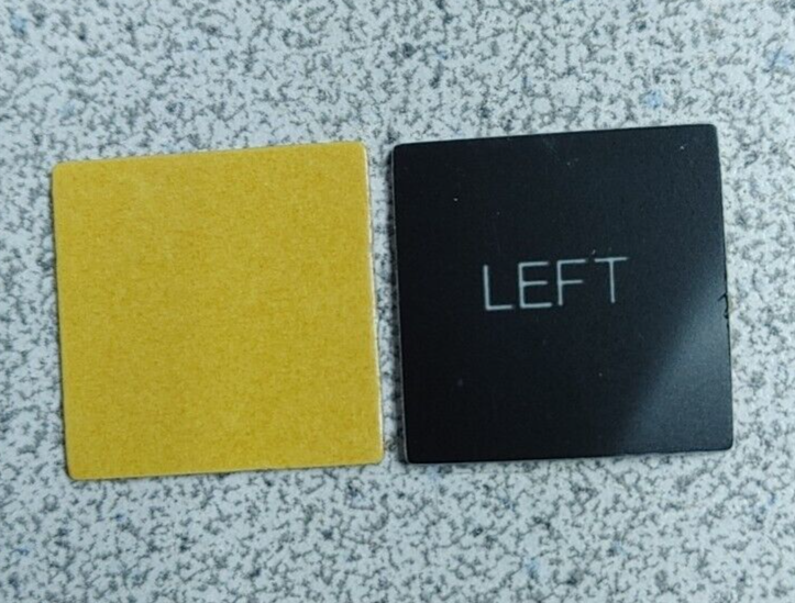 GE P9AELN222 "LEFT" WRITE ON PLATES WITH TEXT BAG OF 5 NEW!! QUANTITY ...