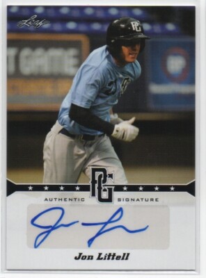 2013 Leaf Perfect Game Showcase Jon Littell #A-JL1 Auto | eBay