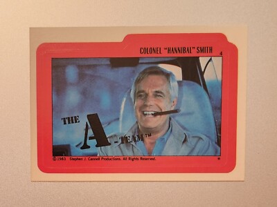 1983 Topps The A-Team Colonel "Hannibal" Smith | eBay