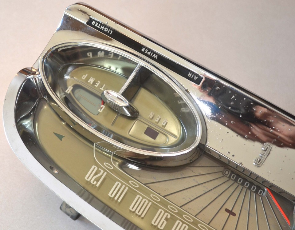 1959 Edsel Speedometer Dash Gauge Instrument Cluster Housing, Ranger ...