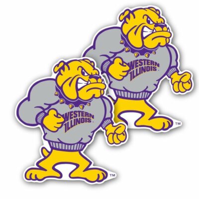 Western Illinois University - Window Decal (Set of 2) - Bulldog | eBay
