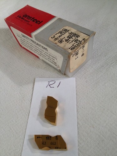 10 NEW VR / WESSON NG 3185R TOP NOTCH CARBIDE INSERTS. GRADE VR663. {R1 ...