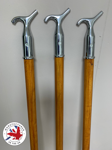 Sash Window Pole Satin Medium Oak Hook Skylight Loft Attic Shutter Hooks | eBay UK