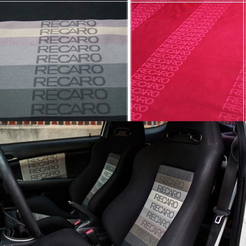 JDM RECARO Fabric for Seat Cover Door Panel Armrest Headliner ...