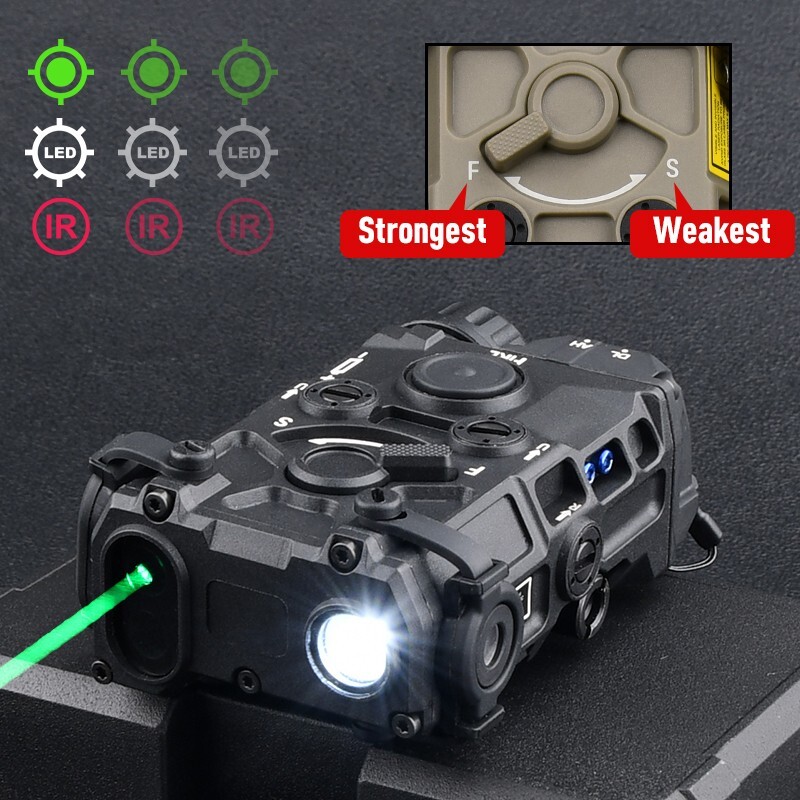 Tactical OGL Laser Sight Weapon Strobe Light 800LM Torch Axon Dual ...