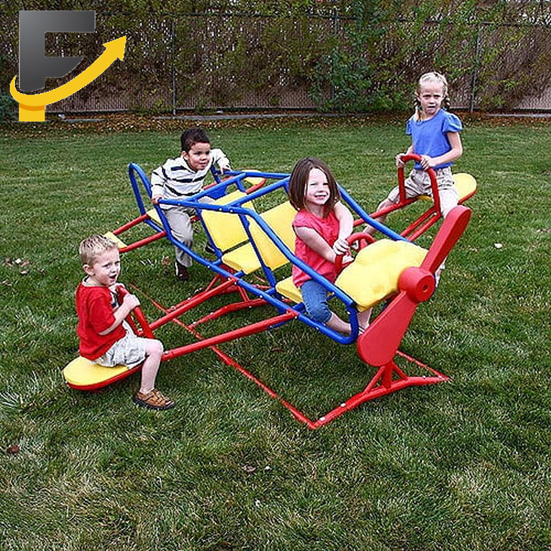 Kid'S Ace Flyer Metal Teeter Totter Yellow Red and Blue 151110 | eBay