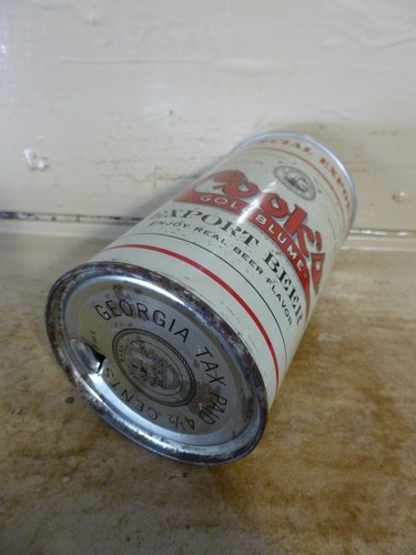 COOK`S GOLDBLUME EXPORT WIDE SEAM STEEL BEER CAN -[EMPTY CANS, READ ...