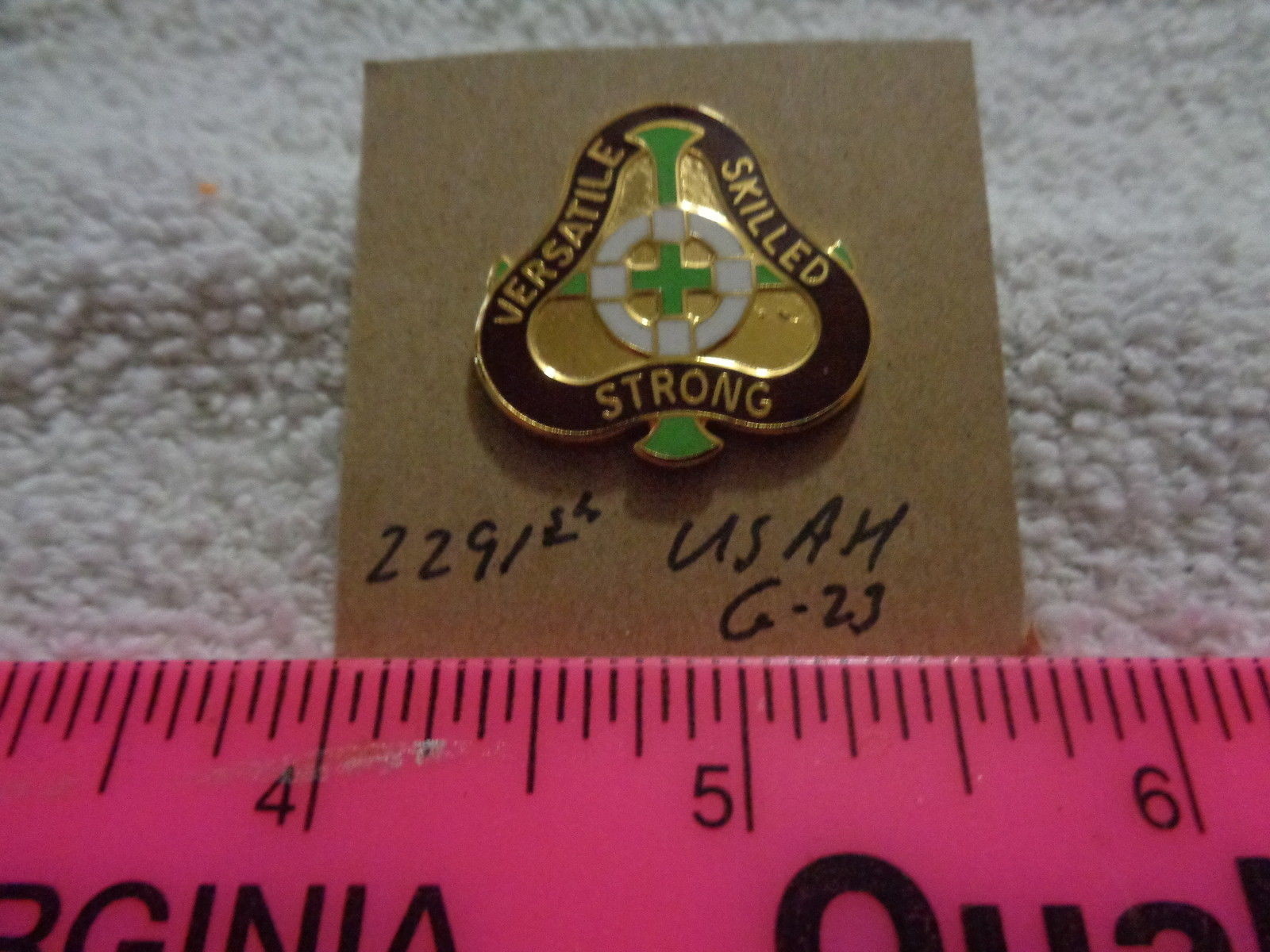 2291st United States Army Hospital G-23 Unit Crest, DI, DUI (DRAW#BH ...