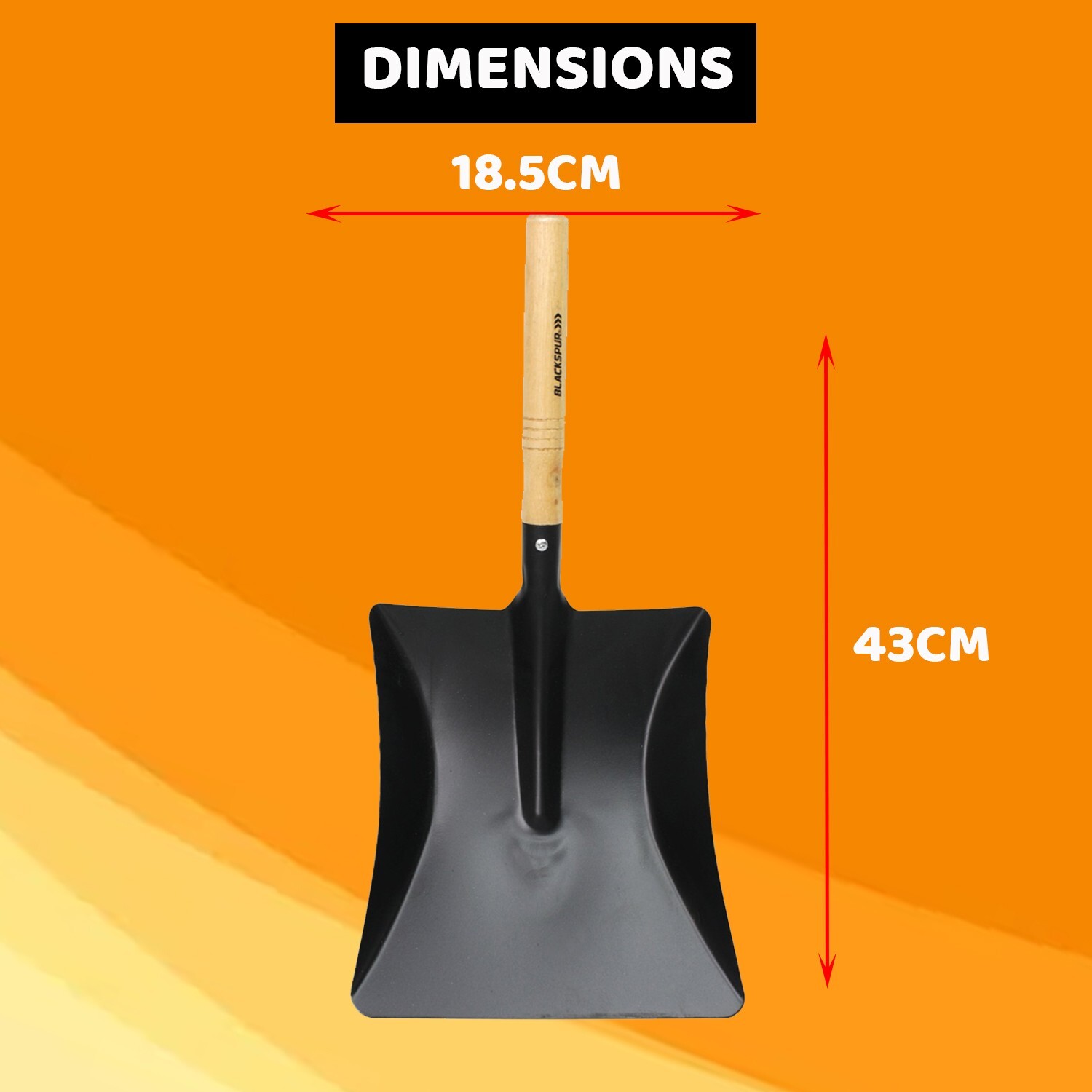 Metal Hand Shovel Dust Pan Garden Coal Fire Stove Indoor Outdoor ...