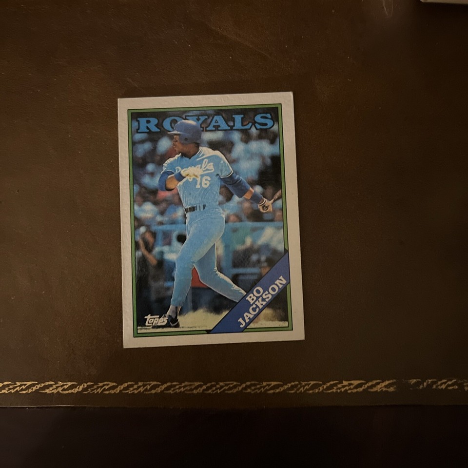 ULTRA RARE Bo Jackson Royals 1988 Topps #750 Error Card. Misprint ...