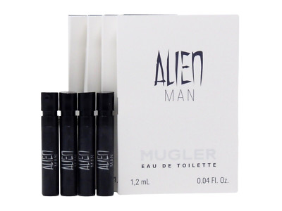 THIERRY MUGLER ALIEN MAN EDT 1.2ml .04oz x 4 COLOGNE SPRAY SAMPLES | eBay
