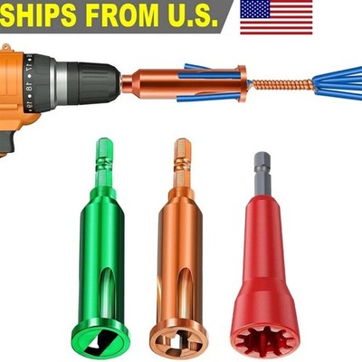 3x Wire Stripping&Twisting Tool Electrical Drill Wire Stripper Cable ...