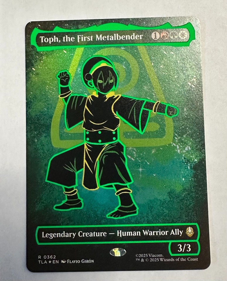 Toph, the First Metalbender (Borderless NEON INK FOIL) Avatar: TLA #362 ...