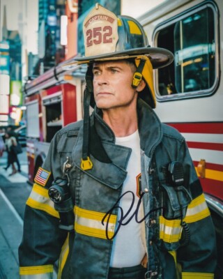 ROB LOWE signed Autogramm 20x25cm 911 LONE STAR in Person autograph COA ...