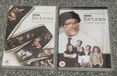 Extras Series 1 & 2 DVD 4-Disc BBC Tv Comedy Show Set Ricky Gervais | eBay