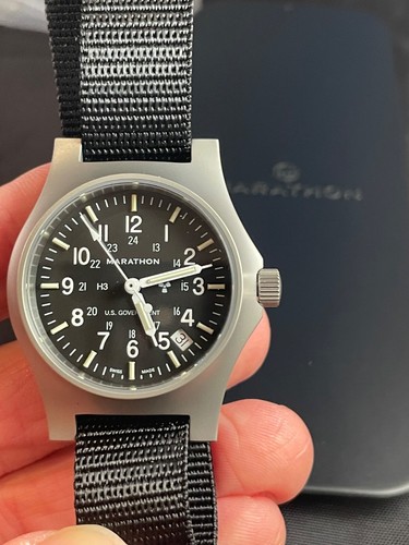 Marathon Stainless Steel GP Quartz with Date (GPQ) 39mm US Government ...
