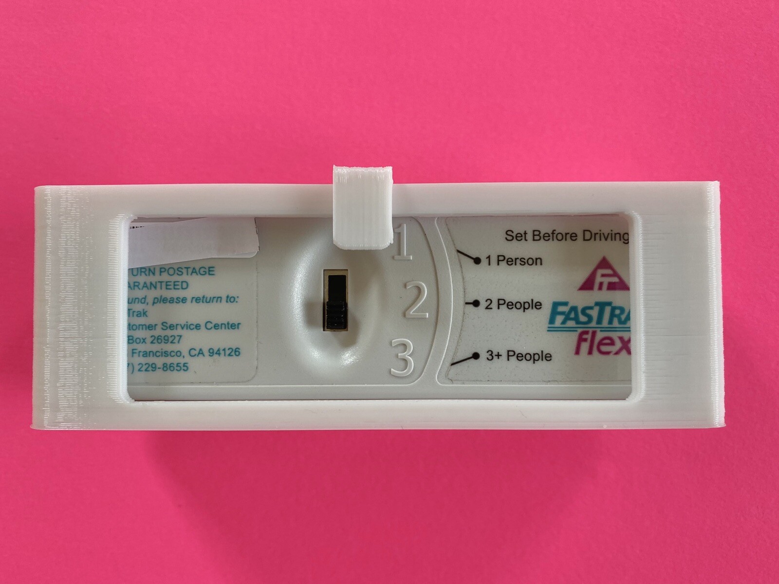 Premium Toll FasTrak Flex Holder, FasTrak Toll Tag Holder, E-ZPass ...