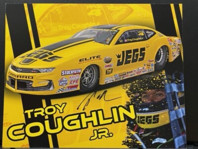 "2024 NHRA COOL SIGNED BY TROY COUGHLIN JEGS PRO STOCK HAND OUT" | eBay