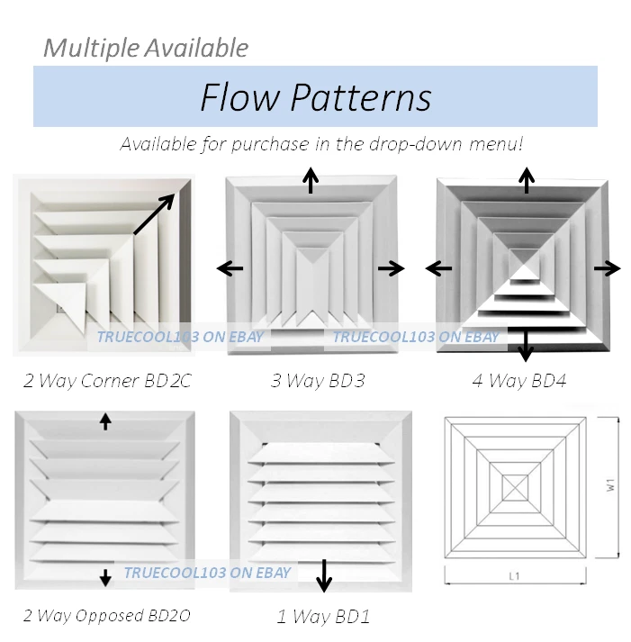 Drop Ceiling Ac Diffuser | Shelly Lighting